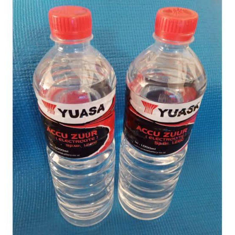 Air Aki Merah/ Air Zuur/ Accu Zuur YUASA 1 Liter - Shop | Tokopedia