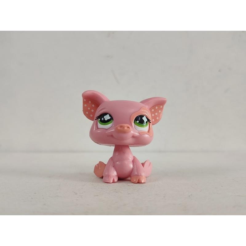 LPS Action Figure littlest pet shop Pink Pig with Green eyes - TikTok ...