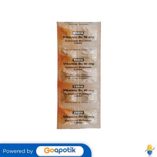 VITAMIN B6 TRIFA 10 MG STRIP 10 TABLET - Shop | Tokopedia
