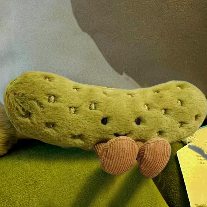 Handcrafted Pickle Plush Doll Emotional Support Toy Vegetabl - TikTok ...