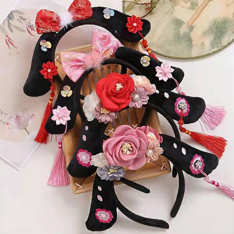 Chinese Traditional Hanfu Cheongsam Headband Accessories Ancient ...