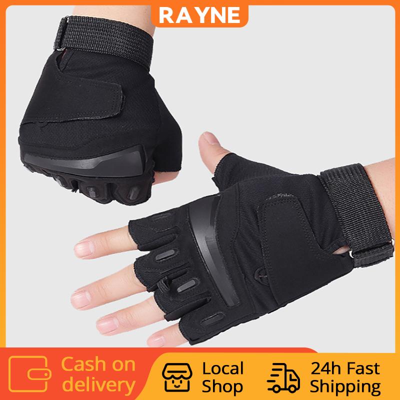 Motorcycle Gloves Half Finger Cycling Gloves Protective Gear - TikTok ...