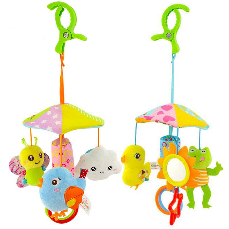 Baby Stroller Crib Pram Bed Hanging Toy Accessories Musical Rotating ...
