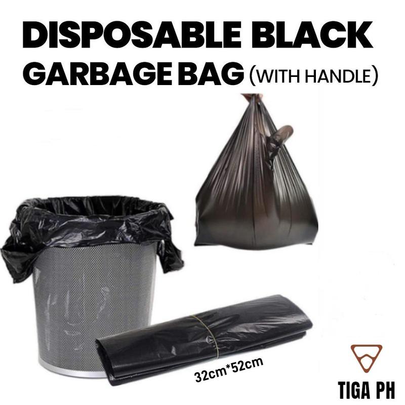 Black Thicken Disposable Vest Type Garbage Bags for Home Office ...