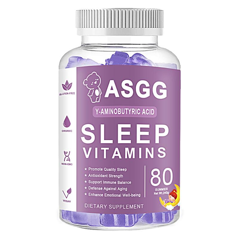 ASGG 80PC SLEEP VITAMINS CHEWABLE GUMMIES MELATONIN HAVE A GOOD ...
