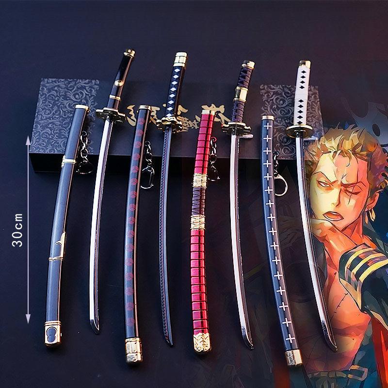 Rantai Kunci Periferal, Tema One Piece, Gaya Tiga Pedang Zoro, - TikTok ...
