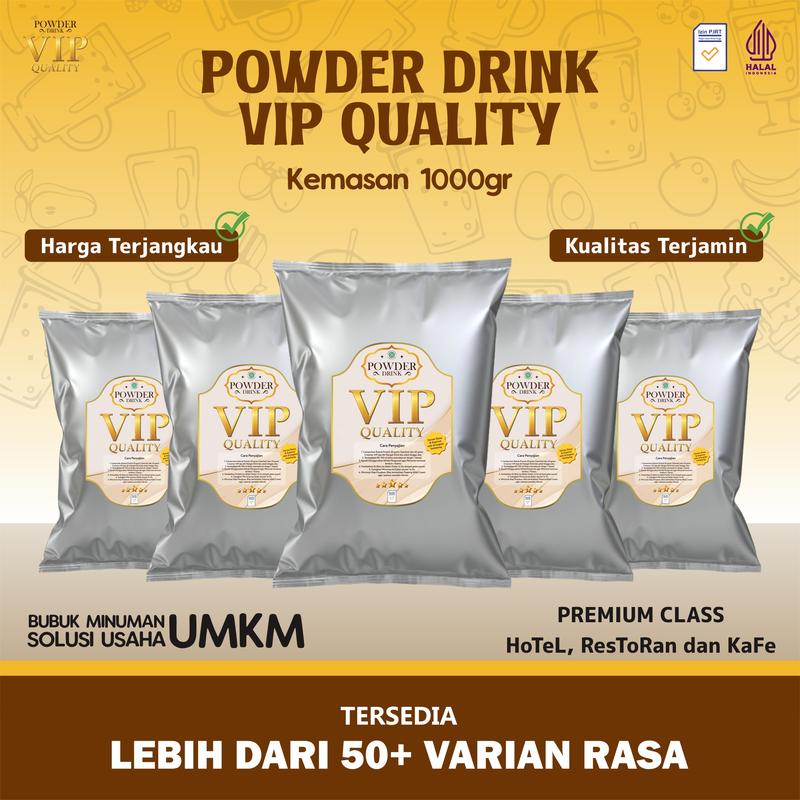 Bubuk Minuman Kekinian Boba Instan Powder Drink VIP Aneka Rasa - Shop ...