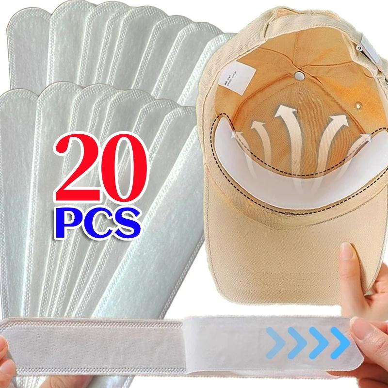 10/20Pcs Disposable Hat Sweat Absorber Stickers Liner Bands Sports ...