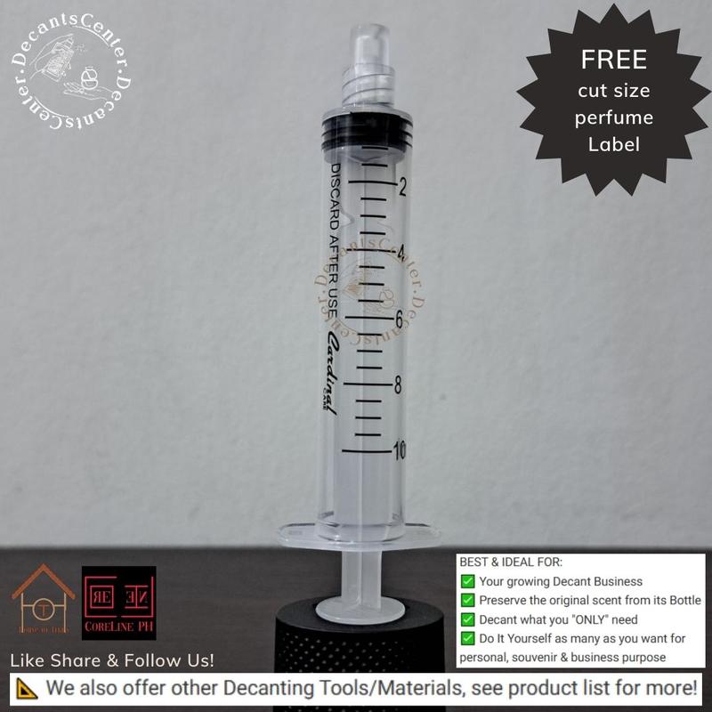 Perfume Dispenser Syringe 10ml w/ Adapter - Decanting Tools - TikTok ...