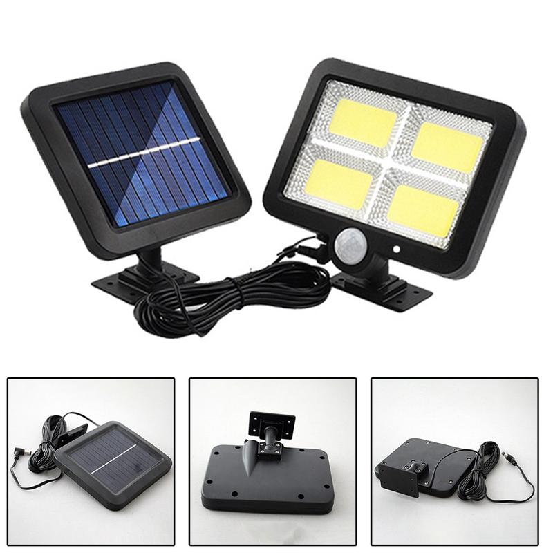 128 COB LED Solar Light Outdoor PIR Motion Sensor Solar Waterproof ...