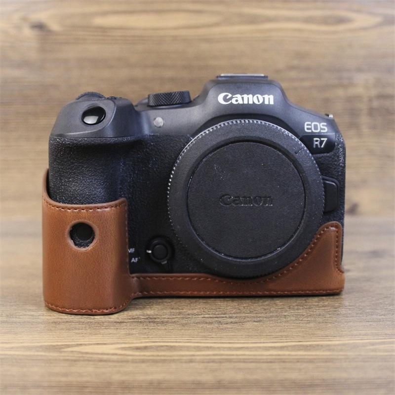 Suitable for Canon Mirrorless Camera EOS R7 Camera Bag Leather - TikTok ...
