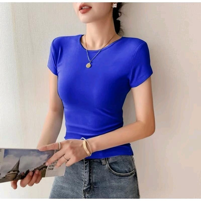 Kelly's Basic Full Length Double Lining Boat Neck Top for Women ...