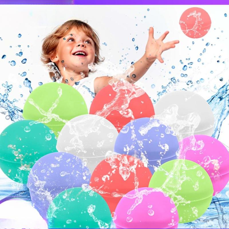 Summer Colorful Reusable Silicone Snap fit Water Injection Ball summer-colorful-reusable-silicone-snap-fit-water-injection-ball