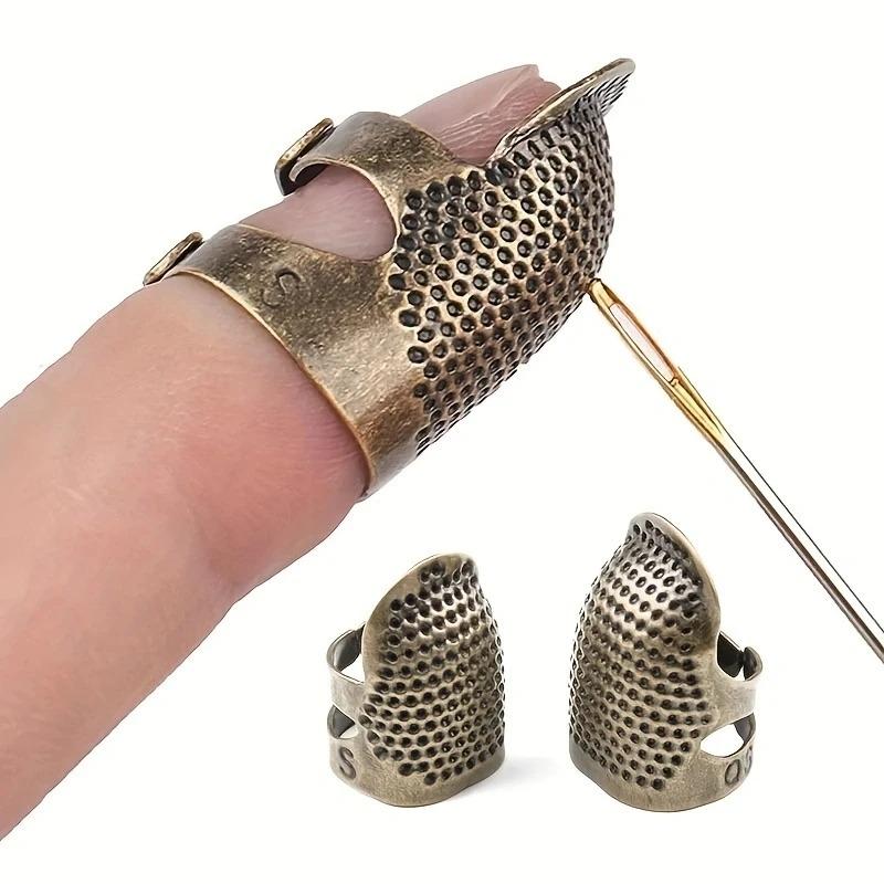 Retro Thimble Needles Finger Protector Antique Thimble Ring Handworking ...
