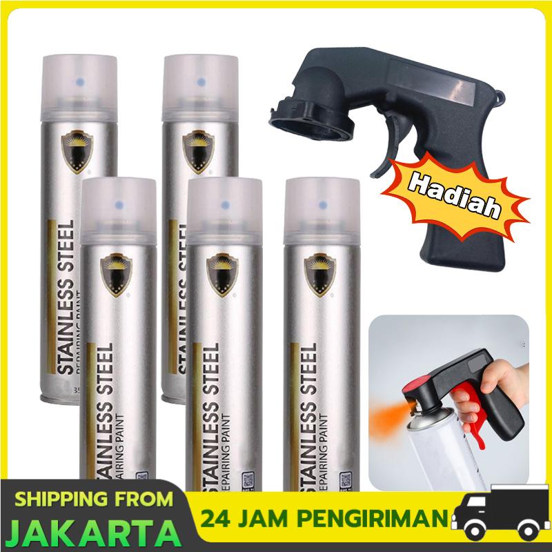 Cat Semprot Chrome 350ml Chrome Spray Pain Krum Stainless Automotive ...