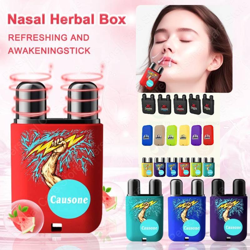 Causone Liver Cleansing Nasal Herbal Box Double-hole Energy Bar - TikTok Shop Philippines