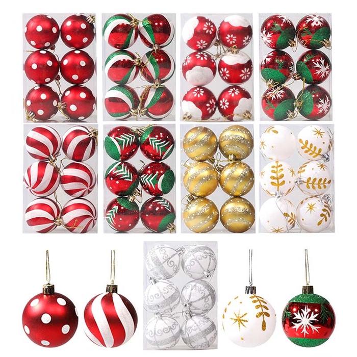 Jual NTL30 Bola Natal (6 Pcs/Set 6cm) Christmas Balls Ornamen Terbaru ...