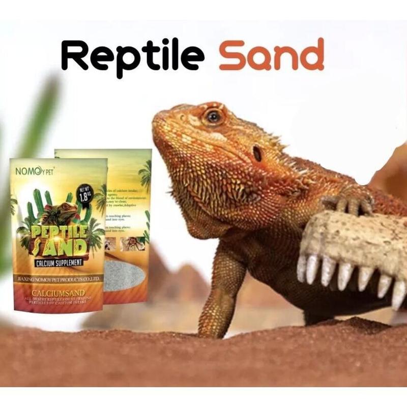 1.8KG REPTILE CALCIUM SAND Natural odorless Pet Climbing Sand - TikTok ...