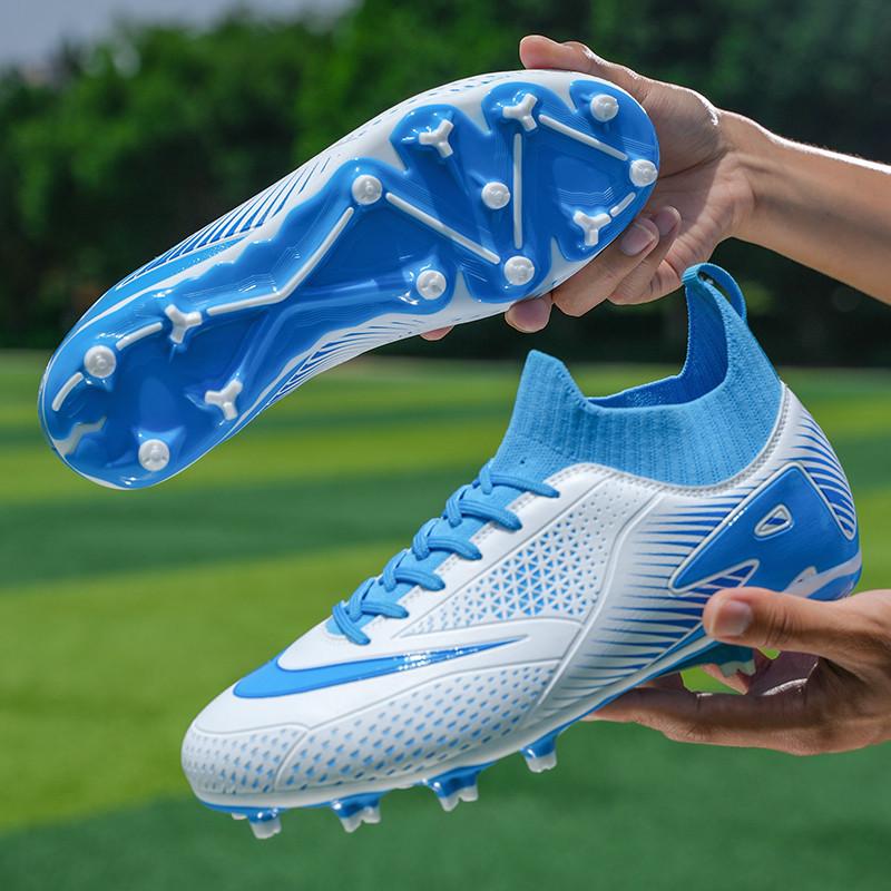 Ready Stock High-Top AG Spike Football Boots Large Size Professional ...