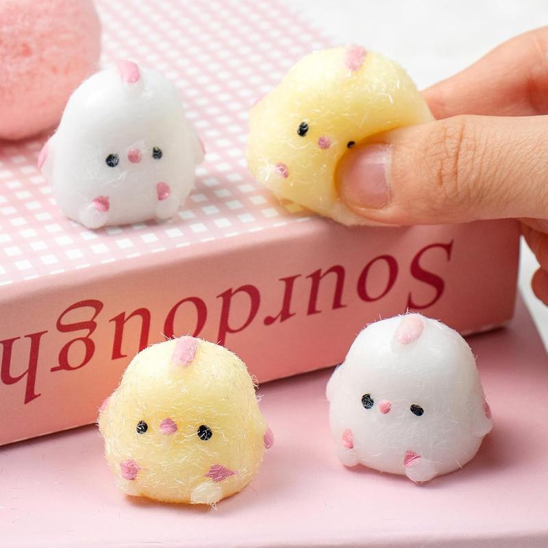 4pcs Mini Taba Squishies Squichy Chick Toy Party Favors for Kids ...