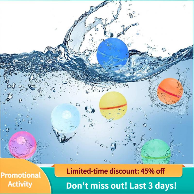 Reusable Water Balloons Quick Fill Soft Silicone Self Sealin - TikTok ...
