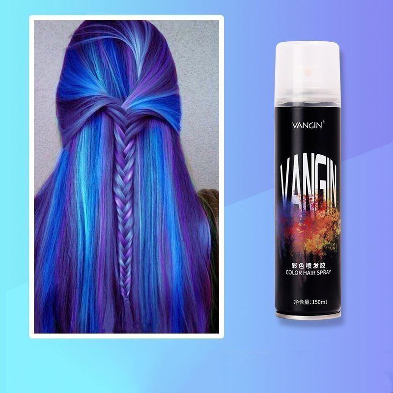 Vangin Colour Hair Spray Temporary / Cat Rambut Semprot Sementara ...