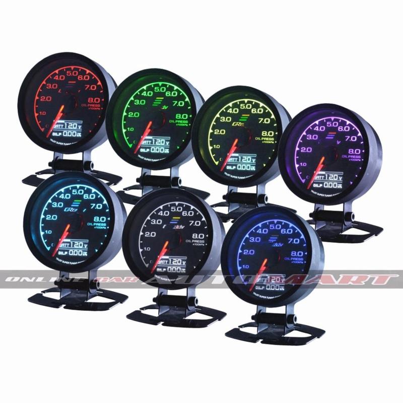 Brand G Meter Multi D/A Dauge 7 Colour Display Universal Fit - TikTok ...