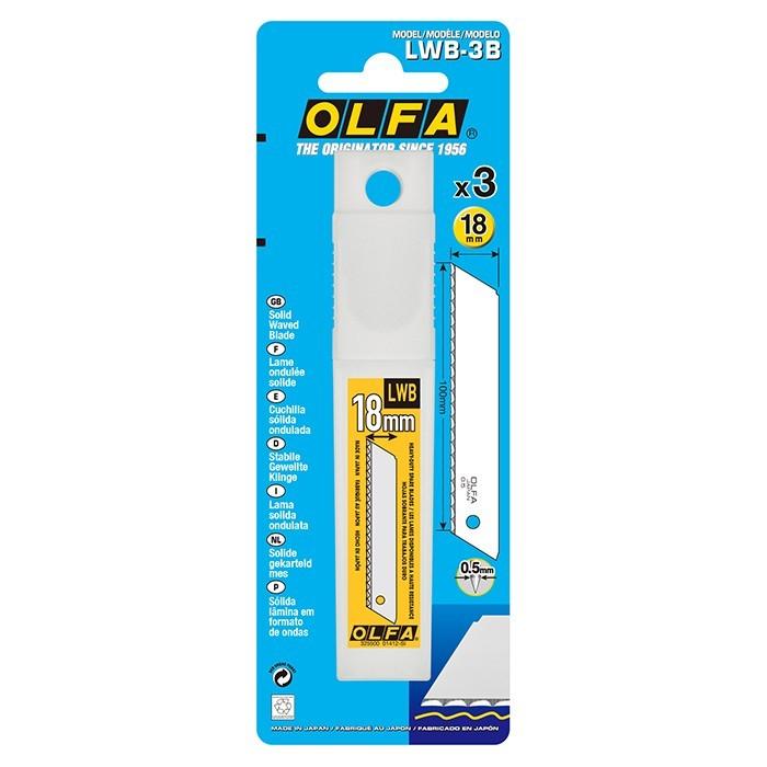Jual OLFA LWB-3B Refill Cutter 18mm (3 pcs/pack) Insulation Blade 18 mm ...