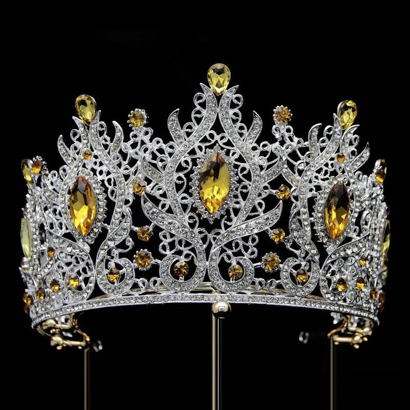 Mahkota Ratu Diraja, Warna Emas, Tiara Tinggi, Untuk Pengantin - TikTok ...