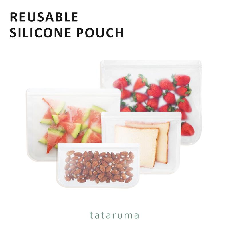 POCHI - Reusable Ziplock Silicone Silikon Pouch Bag Tas Penyimpanan ...