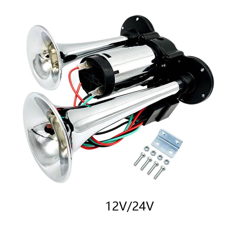 Electric Air Horns Kit for Vehicles Premium for Train Suvs Trucks ...