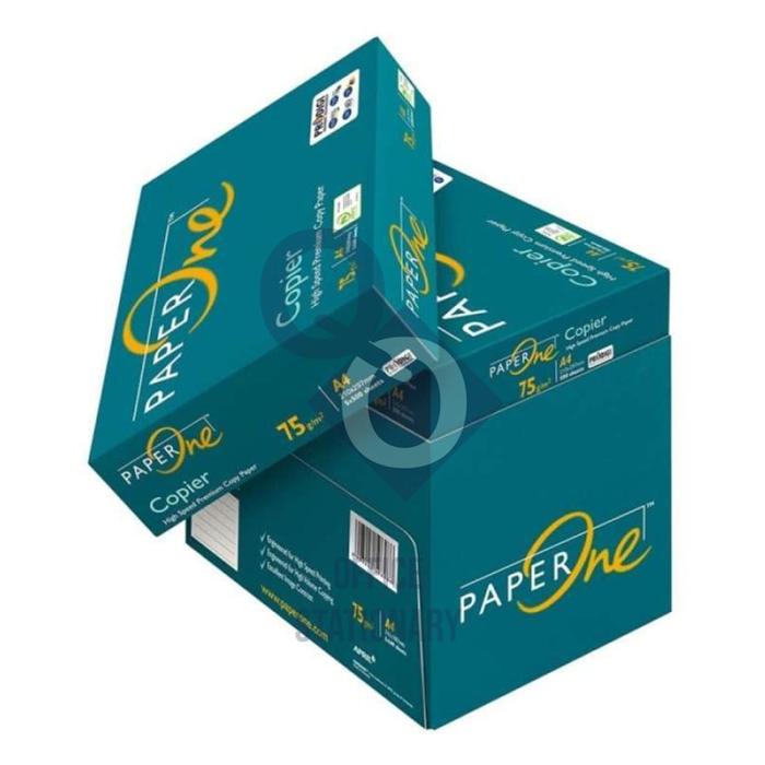 Jual Kertas HVS A4 75gr 75 gram Paperone Paper One - 1 dus murah isi 5 ...