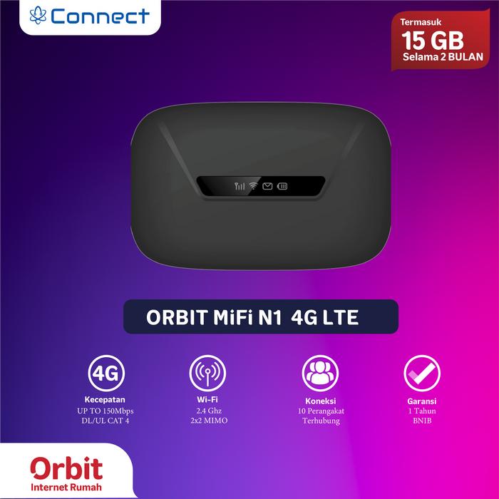 Jual Orbit Mifi N1 Portable Modem Wifi 4G High Speed - Kota Surabaya ...