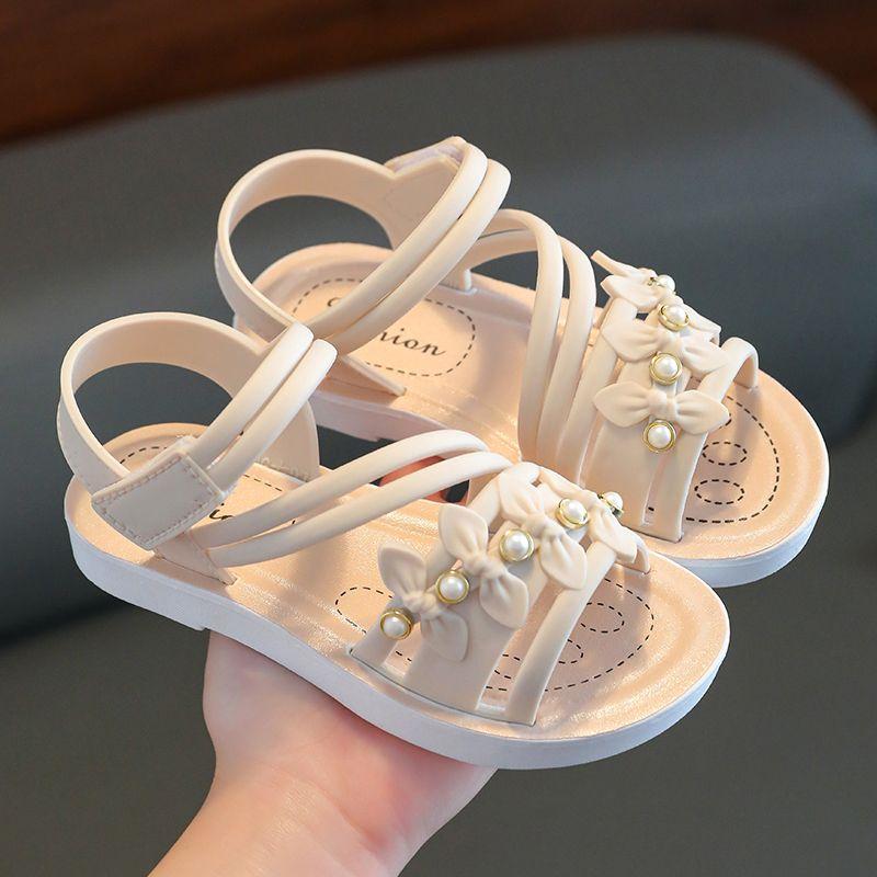 Girls' Sandals Summer Elementary School Students Outdoor Non-Slip ...