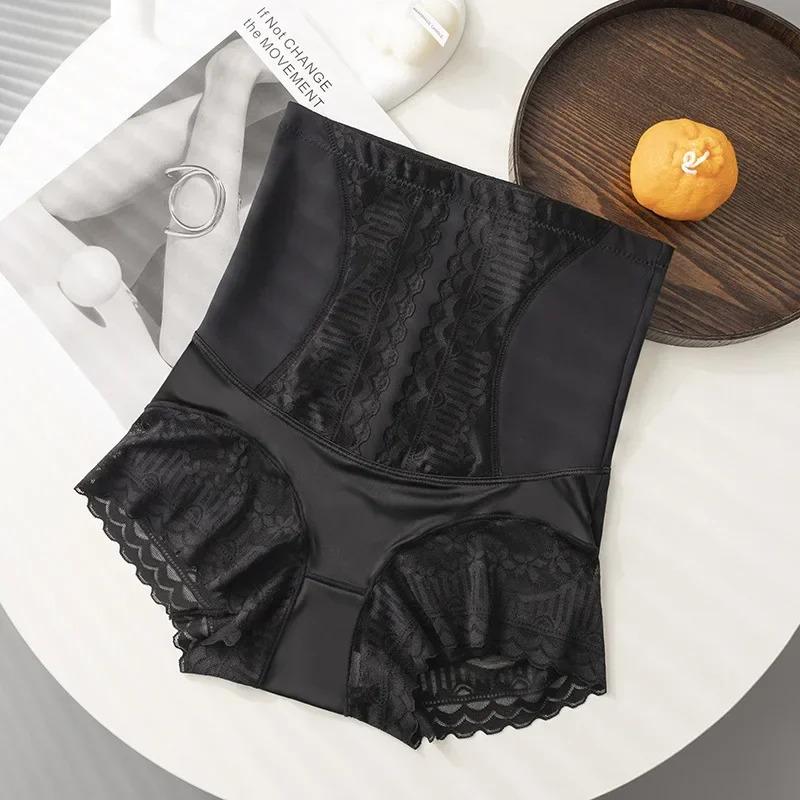 Women High Waist Control Panties Seamless Shapewear Briefs With ...