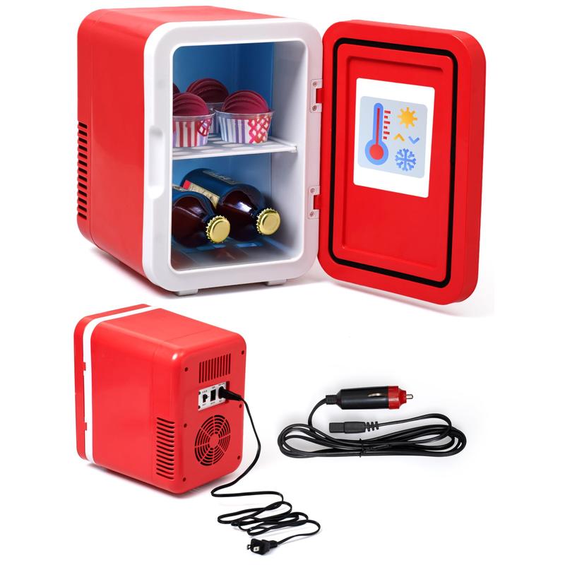 2lb Depot - Portable Car Mini Fridge 1 Gallon Capacity Hot And Cold ...