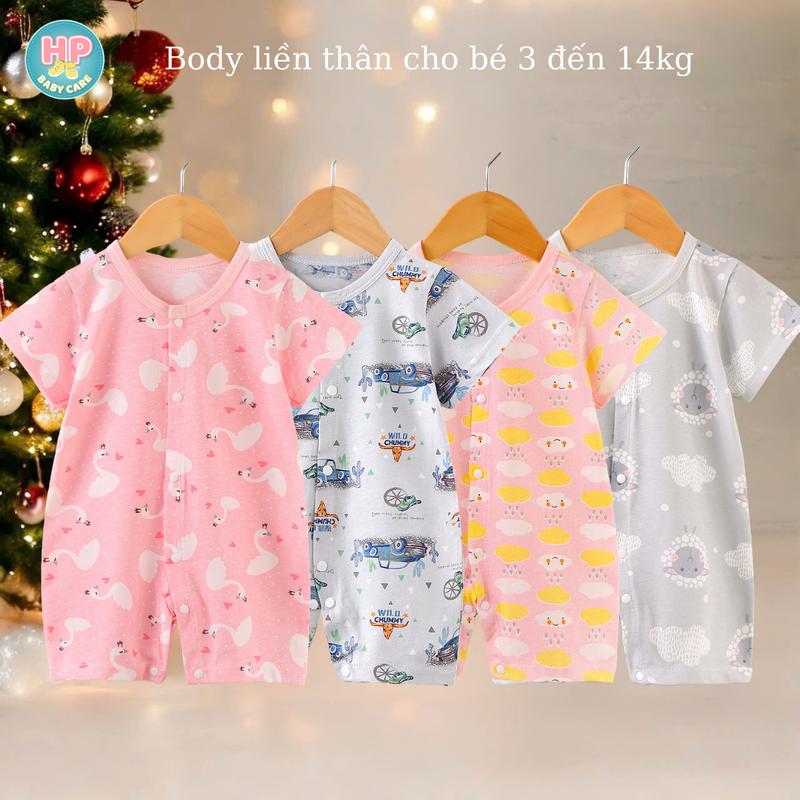 Áo Liền Quần Ngắn Tay Jumpsuit Body Liền Thân Vải Cotton Mềm Tiktok