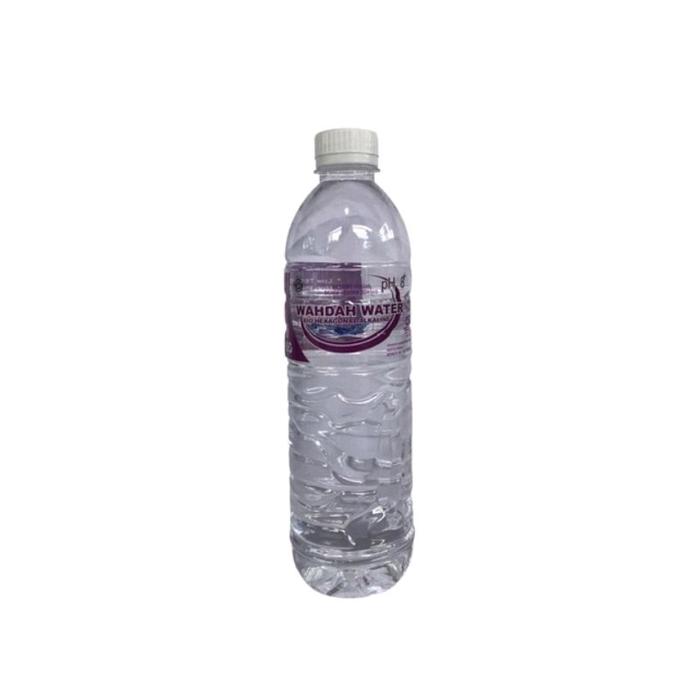 Jual Air Mineral Air Minum Wahdah Botol Water pH 8+ Botol 600ml - Kota ...