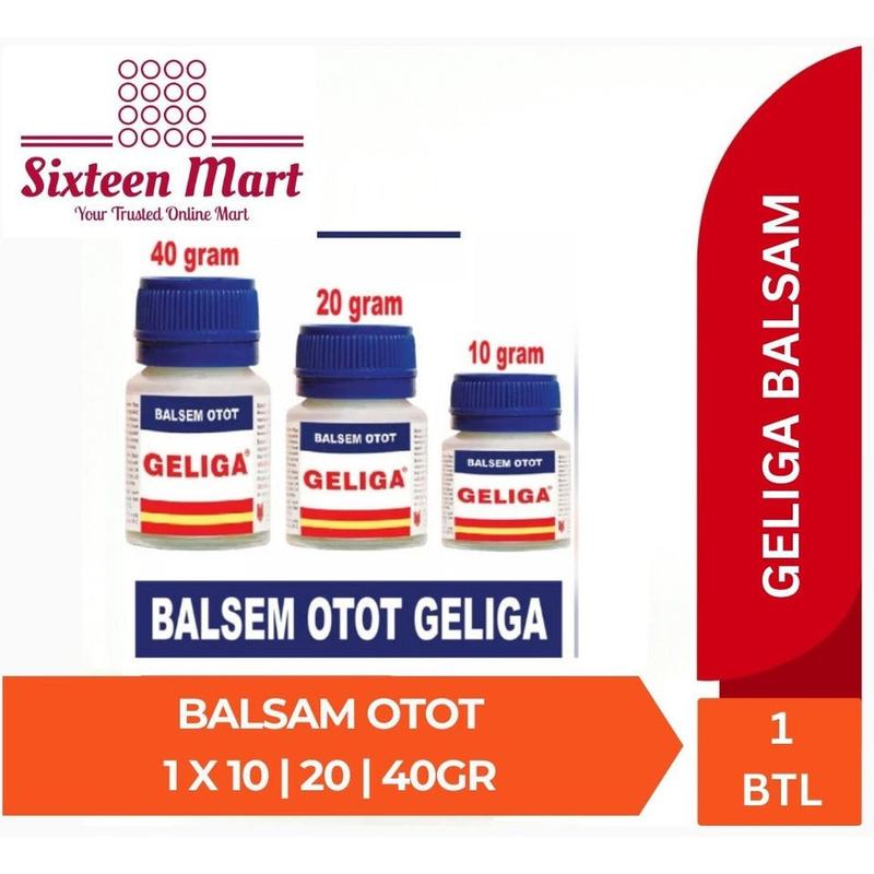 BALSAM OTOT GELIGA 1 pack x 10gr | 20gr | 40gr - Muscular Balm (SG ...