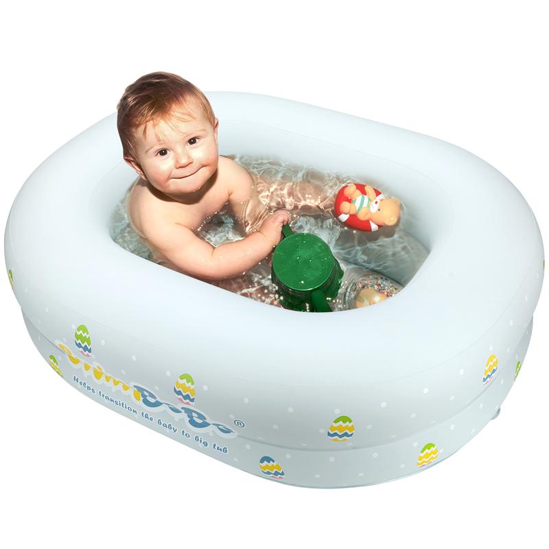 Inflatable Baby Bathtub Mini Swim Pool Infant Bathing Basin Kids ...
