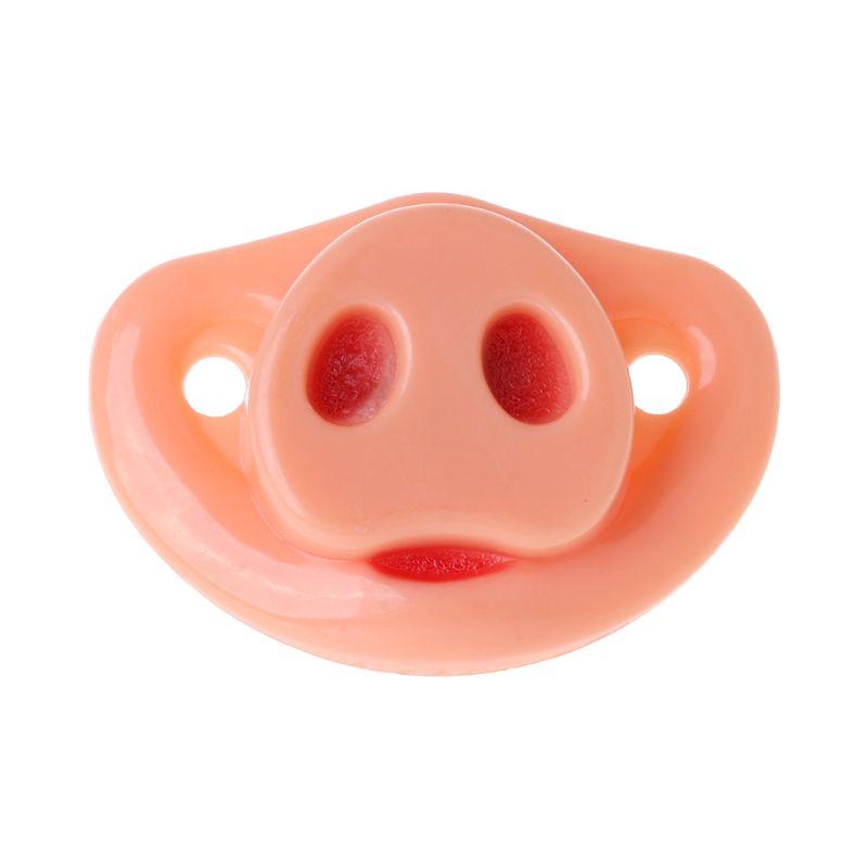 Baby Pacifier Dummy Pig Nose Funny Halloween Cosplay Soother - TikTok ...