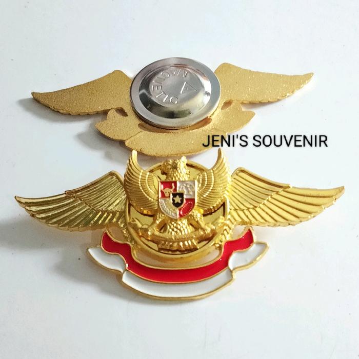 Jual PIN GARUDA - PIN GARUDA PREMIUM MODEL WING Putih - magnet - Kab ...