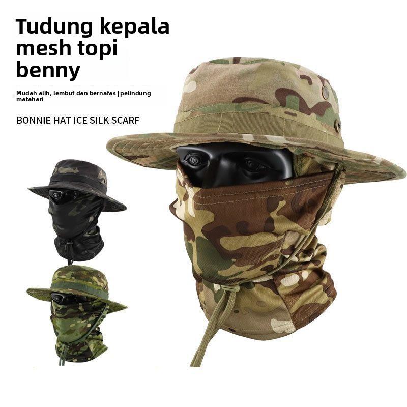 Topi Boonie, Corak Penyamaran, Topeng Matahari, Untuk Lelaki - TikTok ...