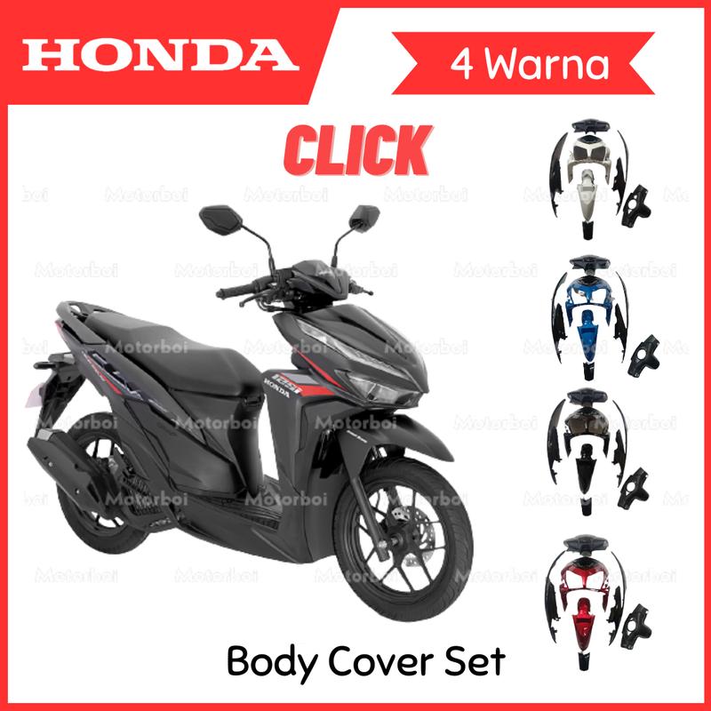 HONDA Click Body Cover Set Color Parts Kit Bodyset Coverset Kosong ...