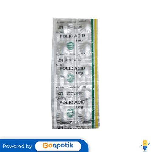 Jual FOLIC ACID MARIN LIZA 1 MG STRIP 10 TABLET - Jakarta Barat ...