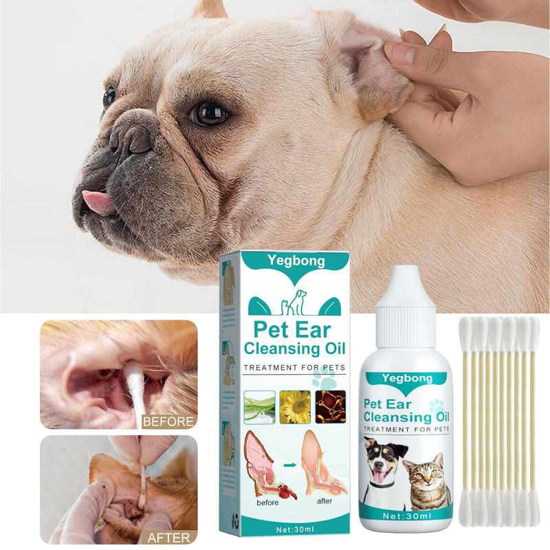 shenyoushop Portable Ear Cleansing Oil Clean Earwax Buildup Pet ...