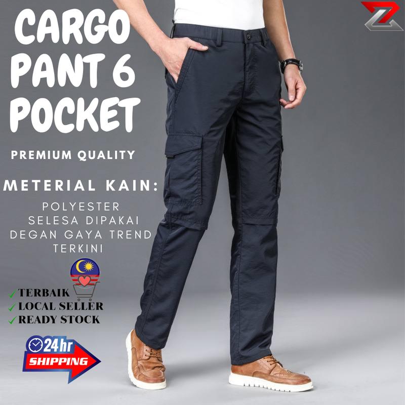 J33P Cargo Pants 6 pocket Casual tahan lasak - TikTok Shop Malaysia