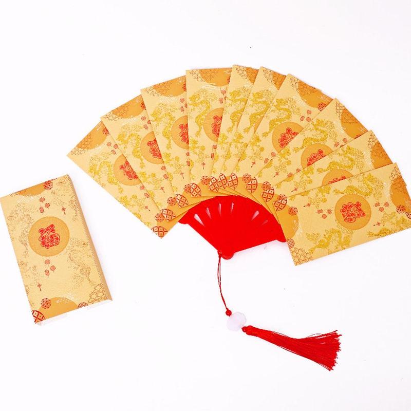 DIY 2025 Graduation Fan Shape Red Envelopes 6 Card/8 Card/10 - TikTok ...