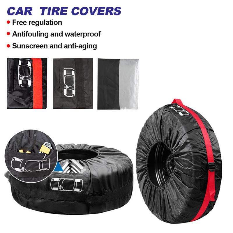 1Pc Universal Car Spare Tire Covers Case Auto Wheel Tires Storage ...