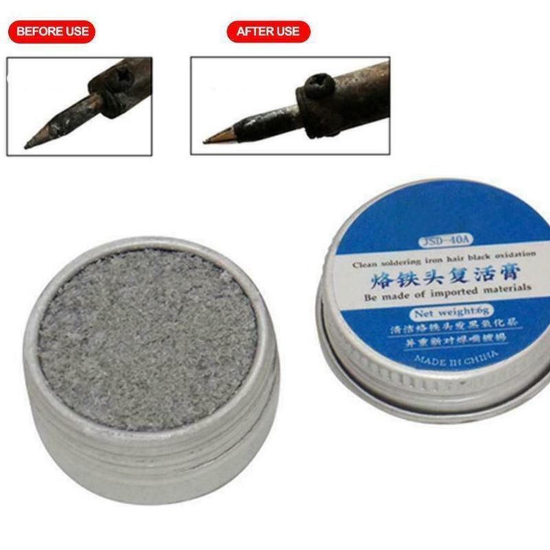 Soldering Old Solder Iron Tip Tinner and Cleaner Best Clean Oxidized ...